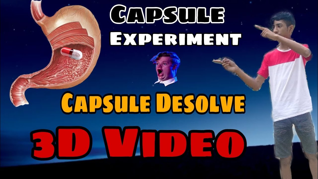 Capsule Experiment || 3D Capsule Desove Video || Don't try at home - YouTube