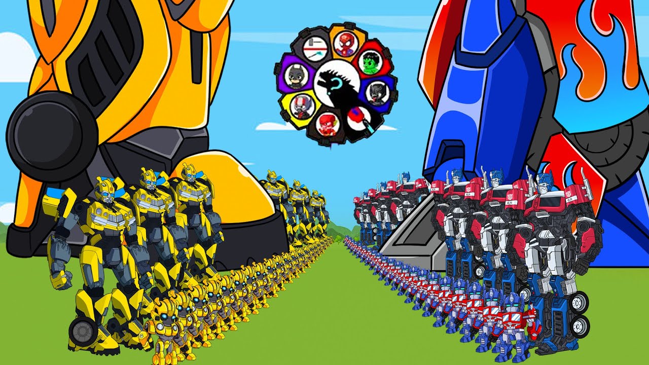 Really!!! TRANSFORMER Optimus Vs Bumblebee Animation - Fateful Flight ...