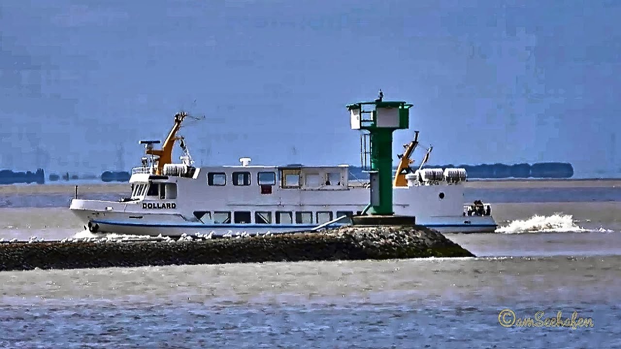 Passagierschiff DOLLARD Fähre Emden passenger ferry Baltrum Linie DCOI ...