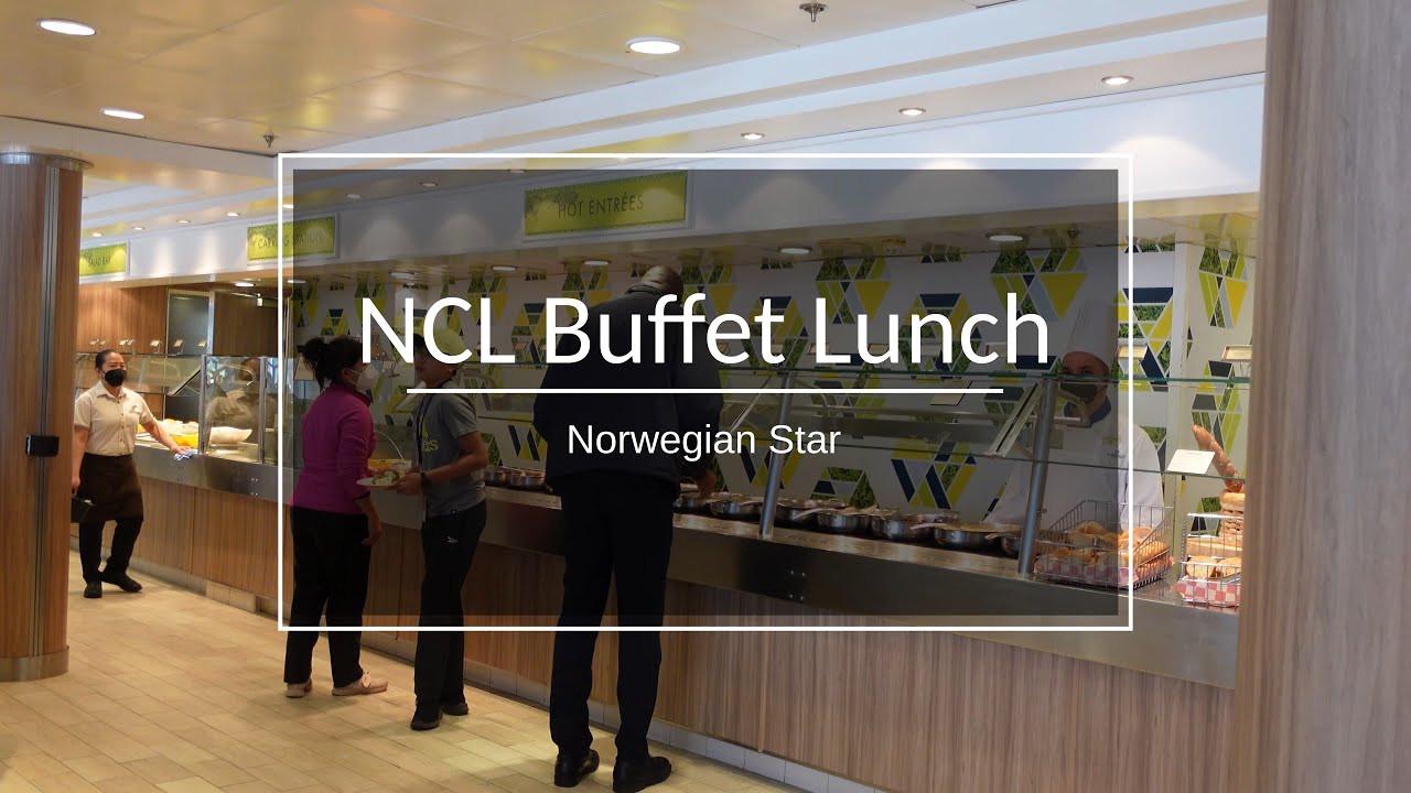 NCL Buffet Lunch Food (Norwegian Star) - YouTube