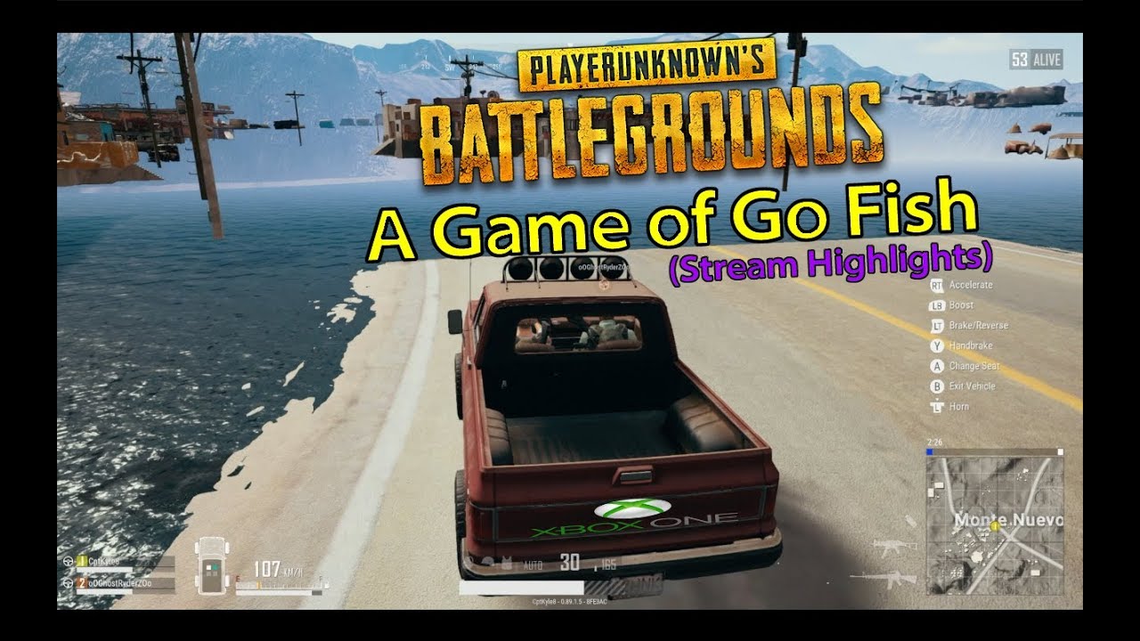 A Game of Go Fish - PubG on Xbox - (Stream Highlights) - YouTube