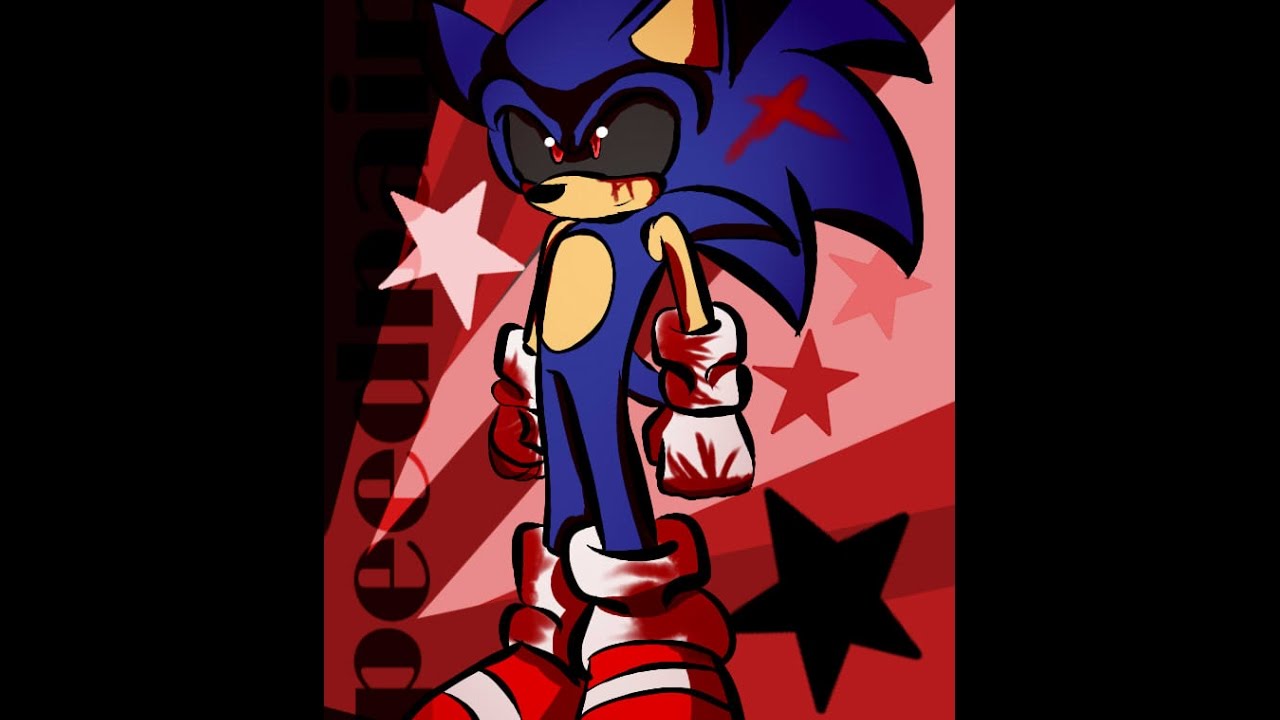 Speedpaint Of Chibi Sonic.Exe - YouTube