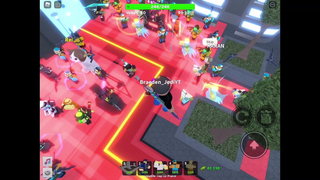 Hunter only plus support vs Molten boss Tds | Roblox - YouTube