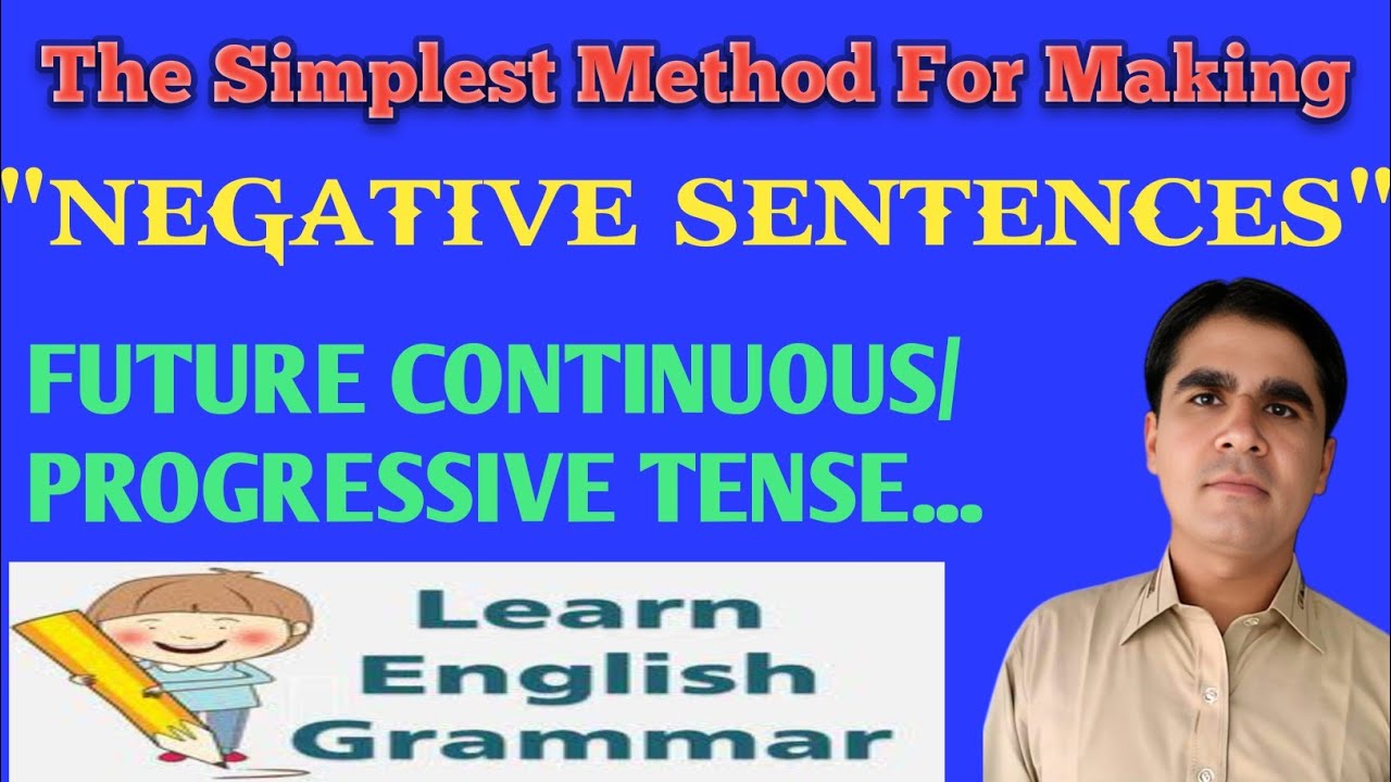 Negative Sentences (Future Continuous/Progressive Tense) # ...