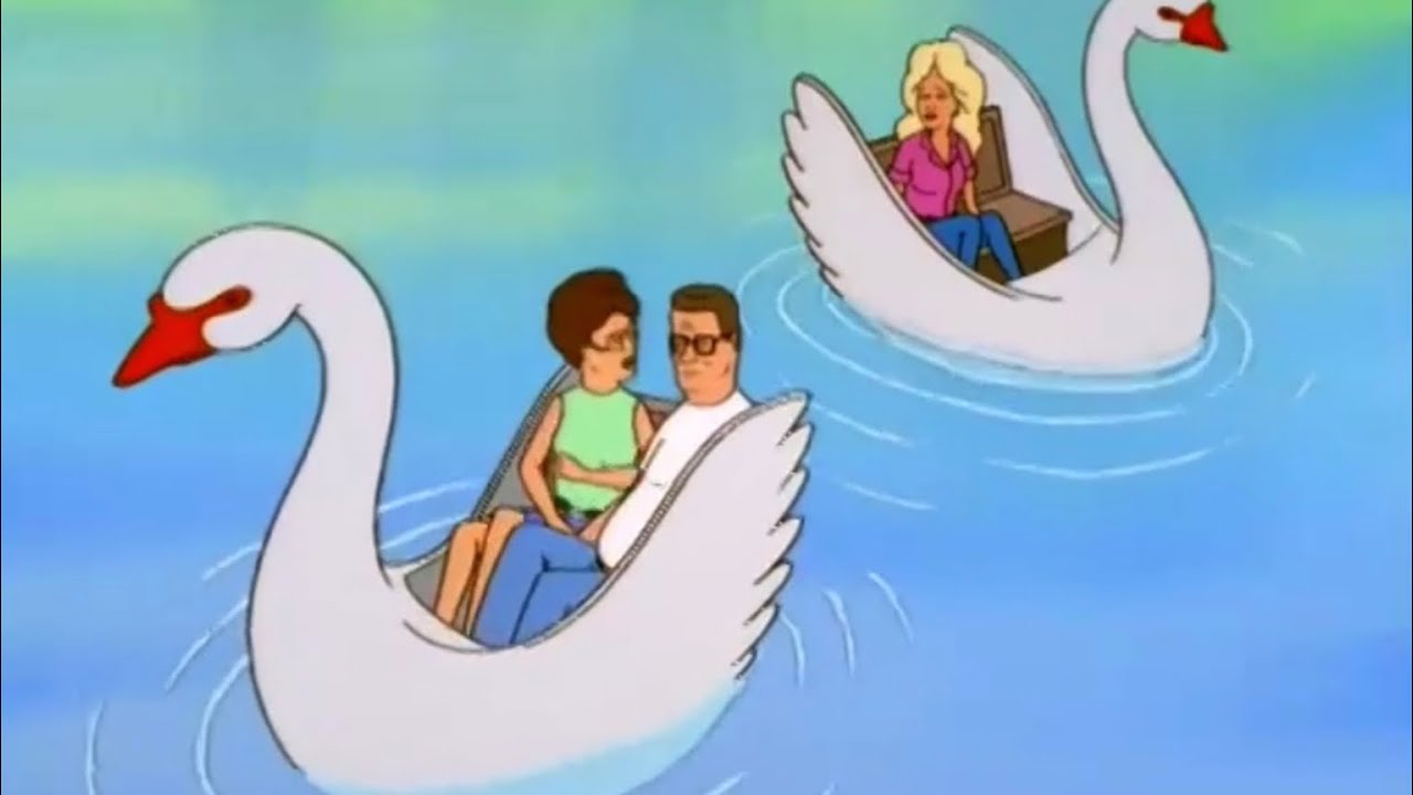 Hank is Paddling a Giant Jackass Around the Lake 🦢 - YouTube
