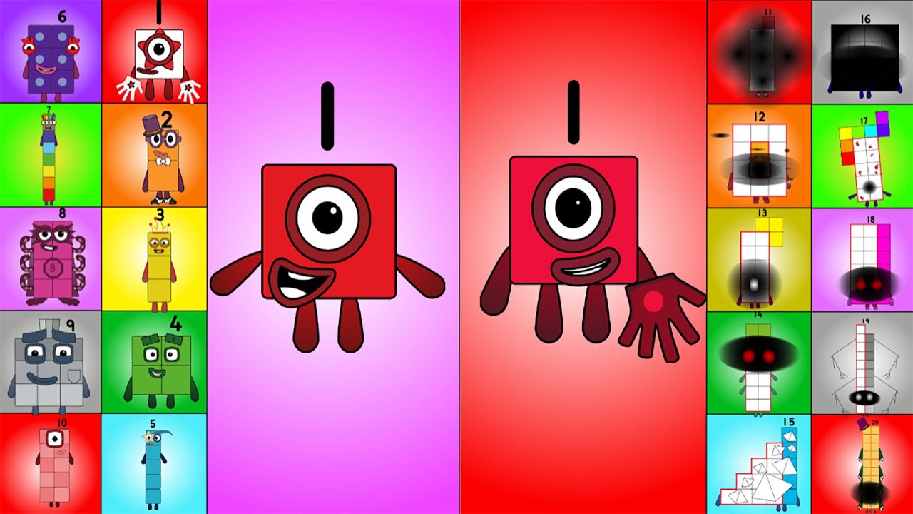 Mashup: Nonblocks Band Archversal Different vs Numberblocks Band Re ...