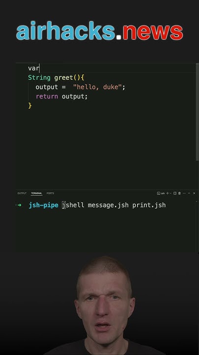 Chaining JShell Scripts #java #shorts #coding #airhacks - YouTube