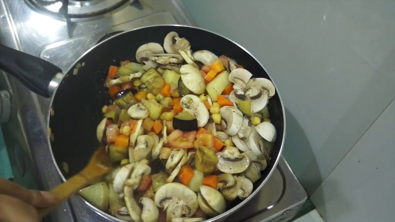 Greek Vegetable Stew Recipe - Vegan Zucchini Eggplant - YouTube