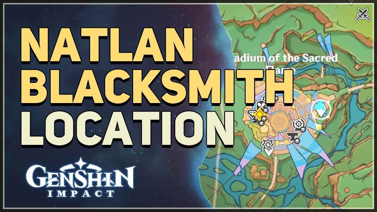 Natlan Blacksmith Location Genshin Impact - YouTube