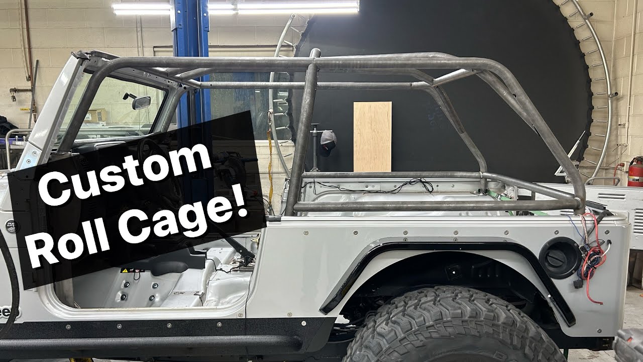 Custom Genright Roll Cage | Jeep Wrangler LJ Build - YouTube