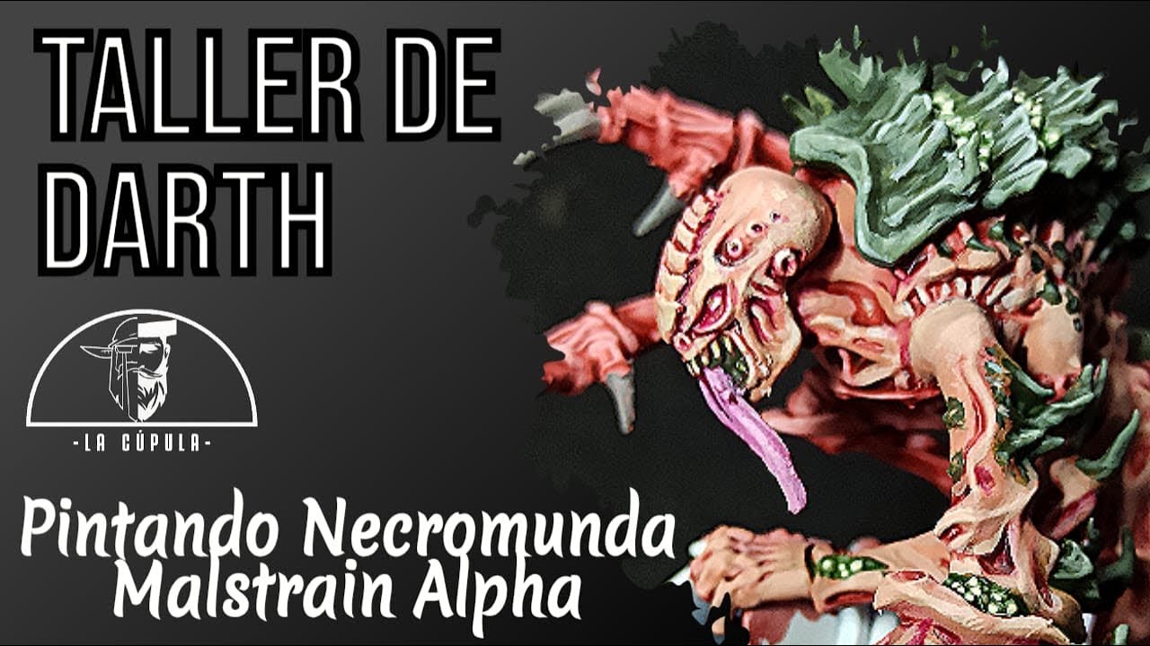 Taller de Darth - Pintamos Necromunda Malstrain Genestealer Alpha - YouTube