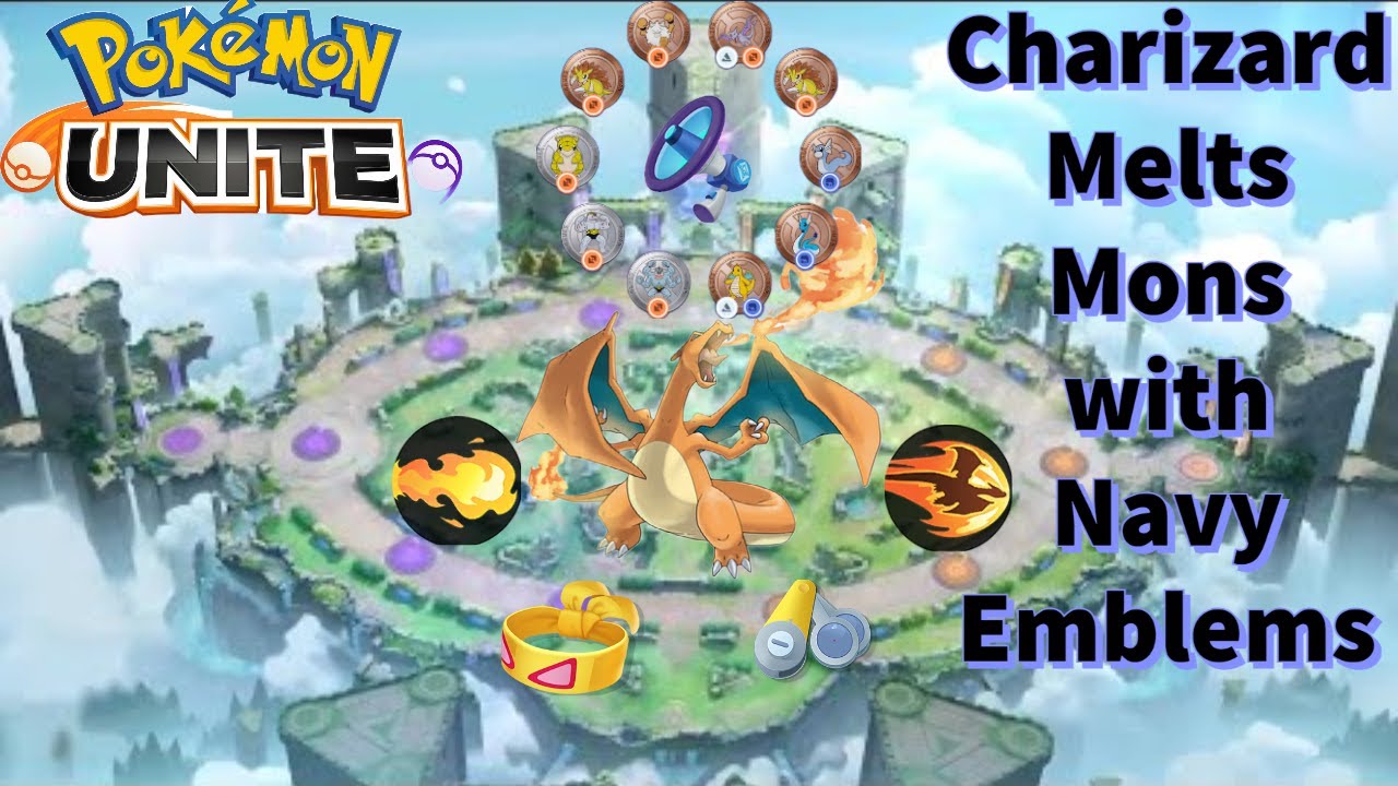 Charizard Crushes the Competition with Navy Emblems - YouTube