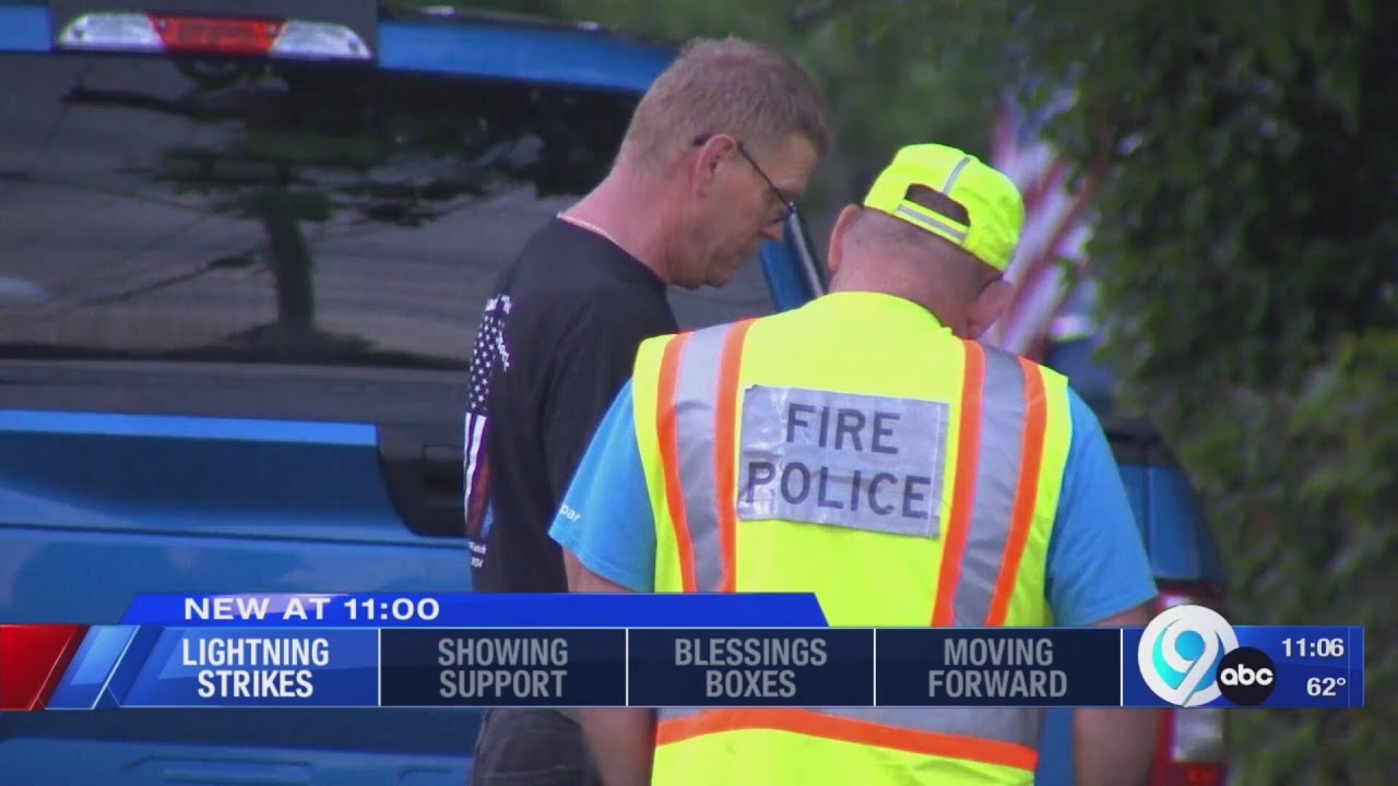 Possible lightning strike causes pool eruption damaging fence & garage ...