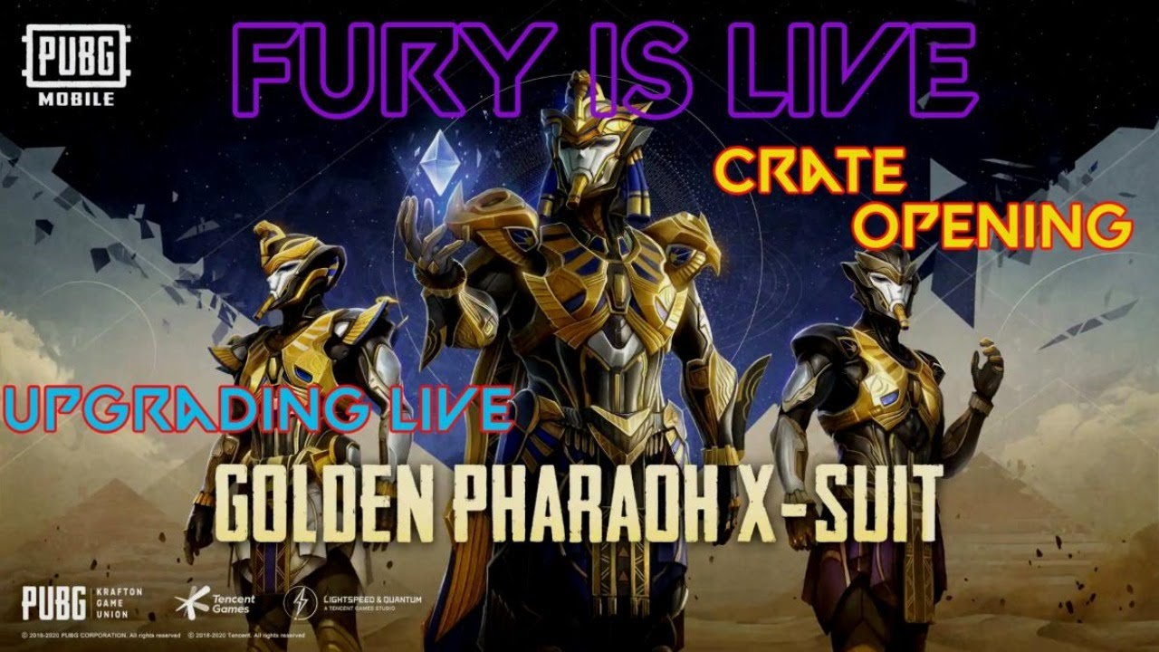 Sponsored Pharaoh Set || Upgrading Pharaoh Set Live || 50k UC || PUBG ...