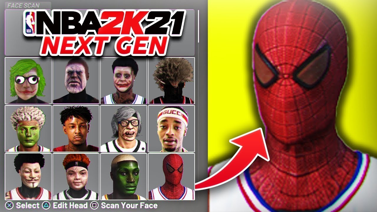 How To Get ANY FACE SCAN In NBA 2K22 NEXT GEN🎃 (NBA 2K21 Anonymous Face ...