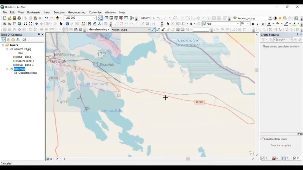 Georeferencing in ArcMap (part 1) - YouTube