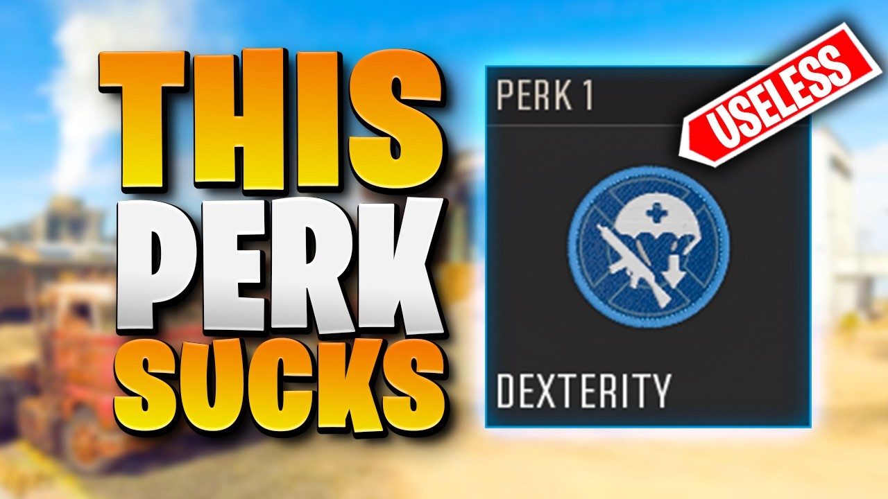 The New Dexterity Perk Is BROKEN in Warzone! - YouTube