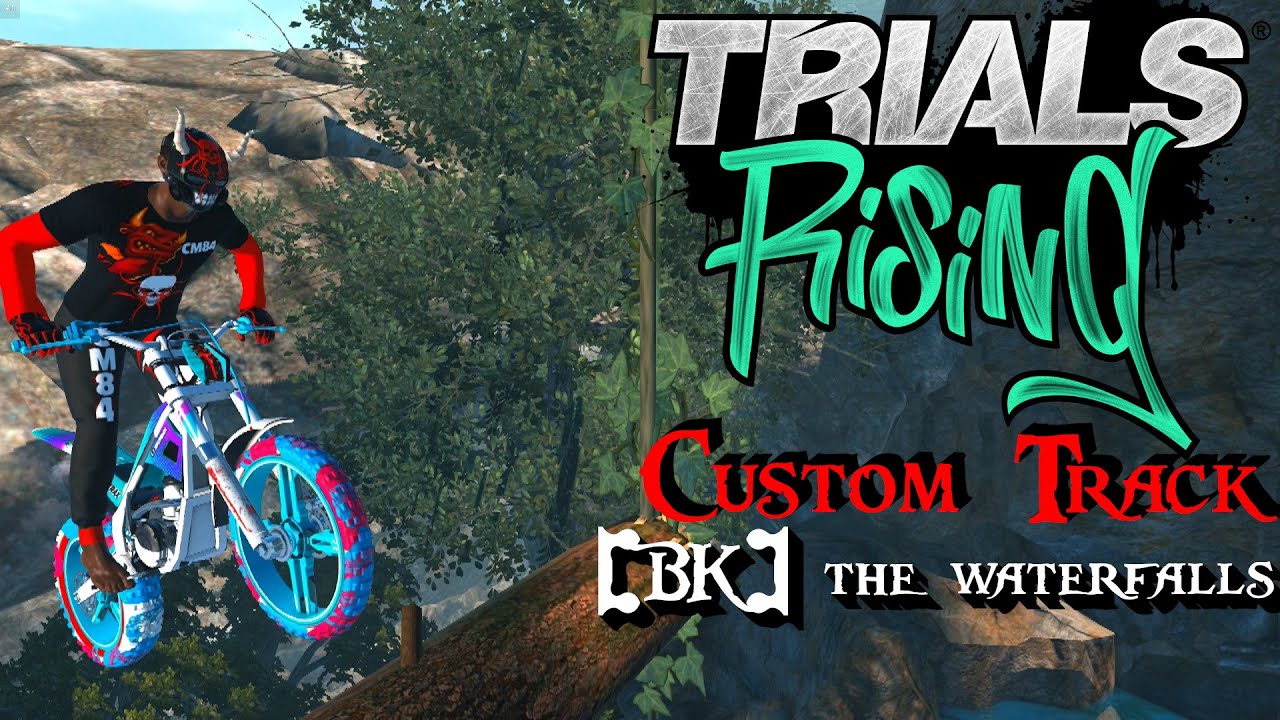 TRIALS RISING CUSTOM TRACK - [BK] the waterfalls by bigkikoo_ - YouTube