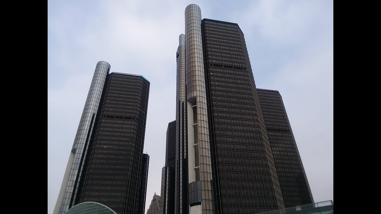 Renaissance Center (GM Headquarters Bldg.) Detroit - YouTube