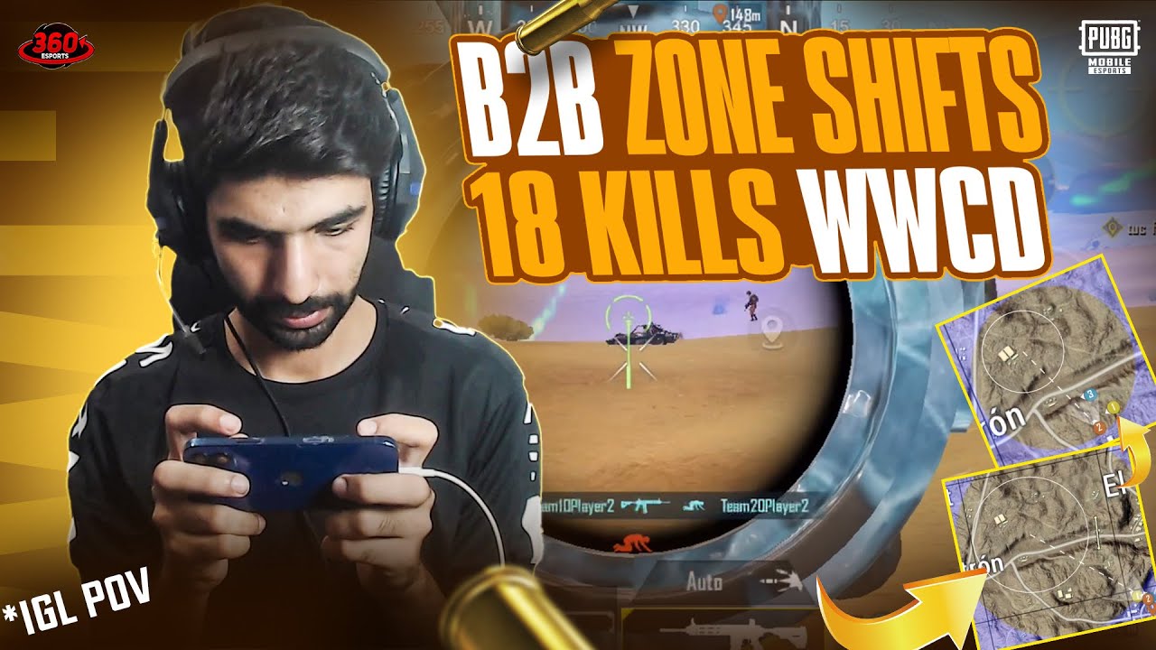 BACK 2 BACK ZONE SHIFTS 😯 18 KILLS WWCD 🔥 IGL POV - IPHONE 12 -TYSON ...