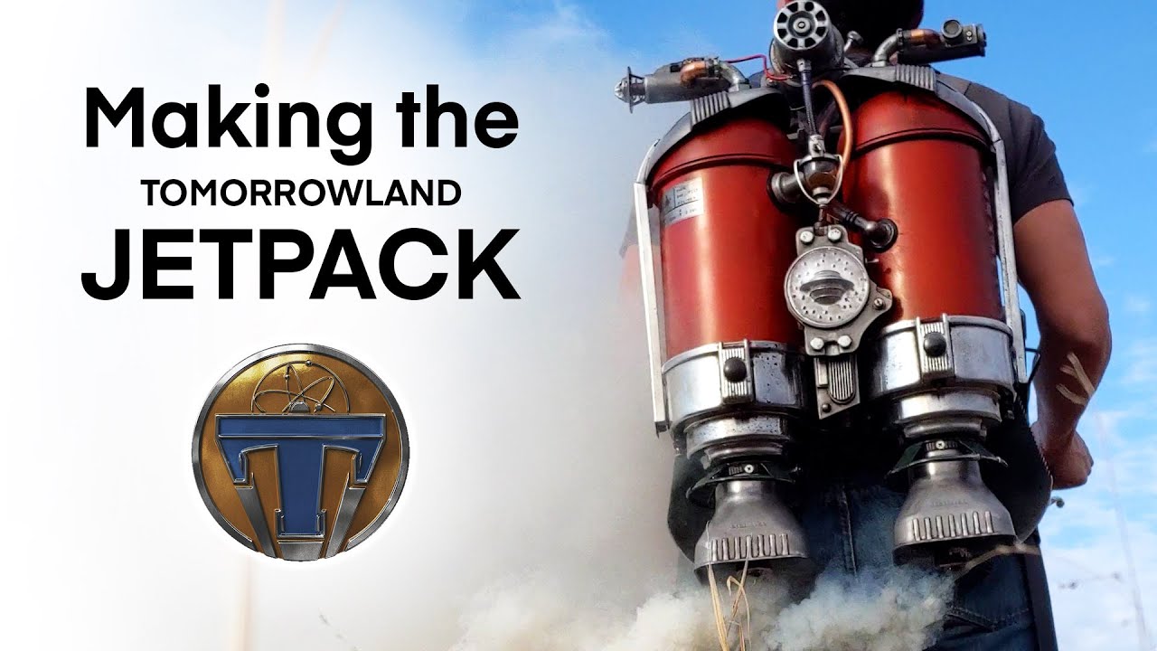 Making the Tomorrowland Jetpack DIY replica build - YouTube