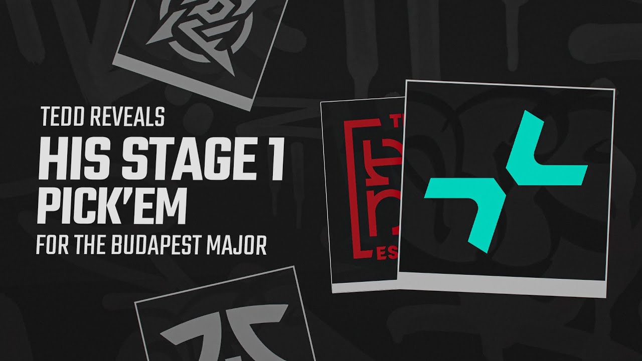 Tedd Reveals His Stage 1 Pick’em for the Budapest Major #skinclub - YouTube