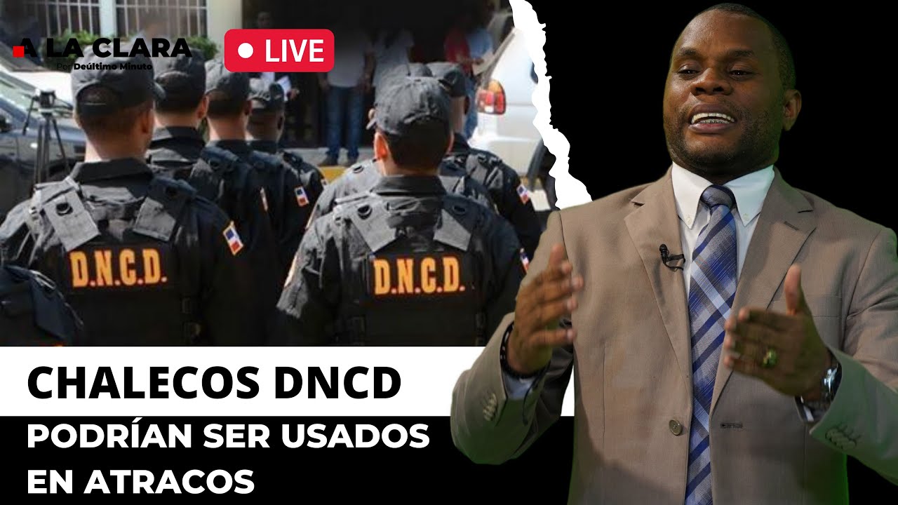 Chalecos de la DNCD podrían ser usados en atracos - YouTube