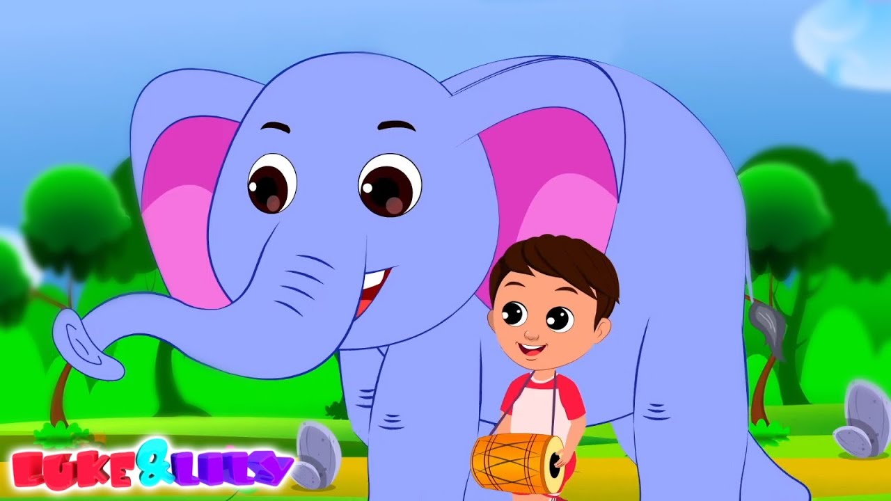 Hathi Raja O Hathi Raja, हाथी राजा कहाँ चले, Hindi Nursery Rhyme and ...