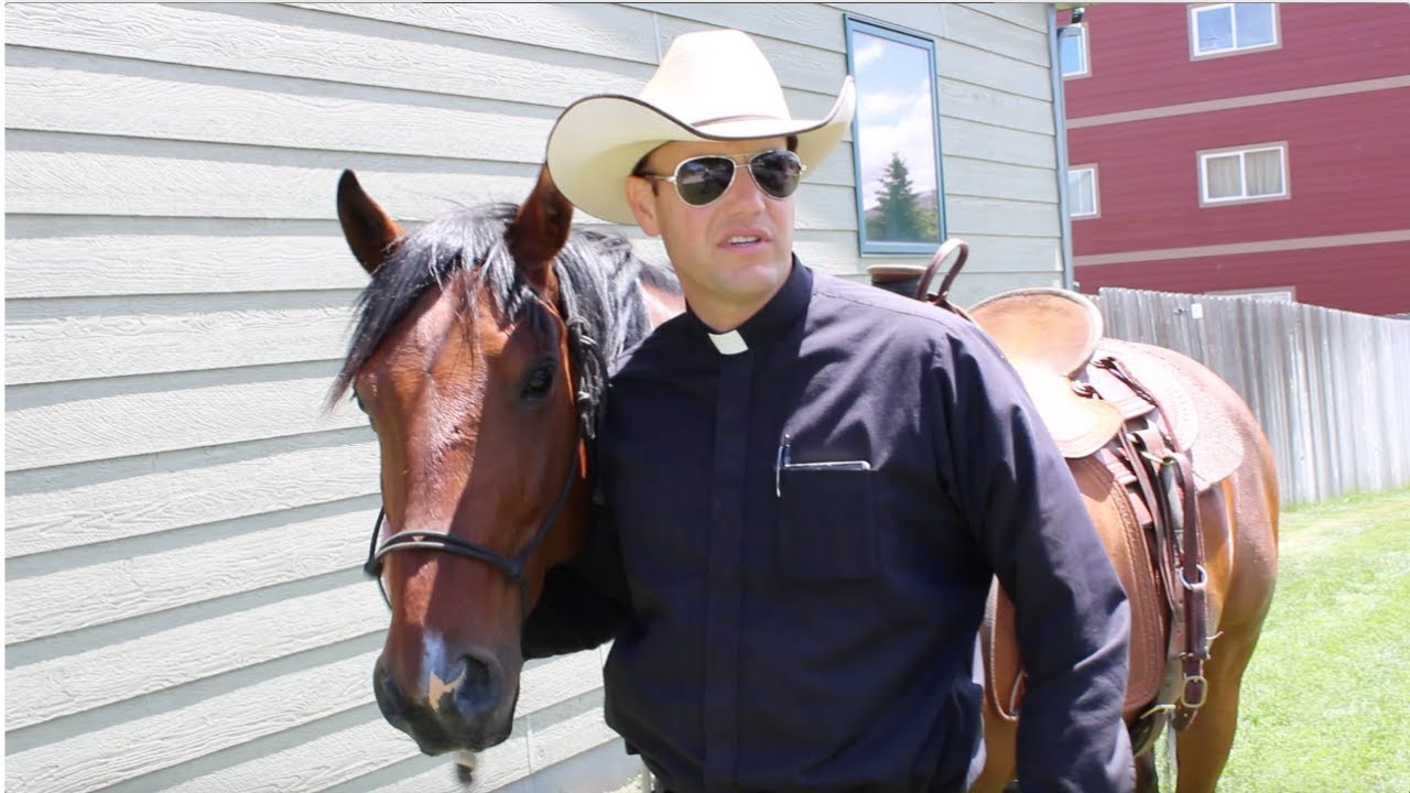 Saddlin' Up with Wyoming Catholic Cowboys - YouTube