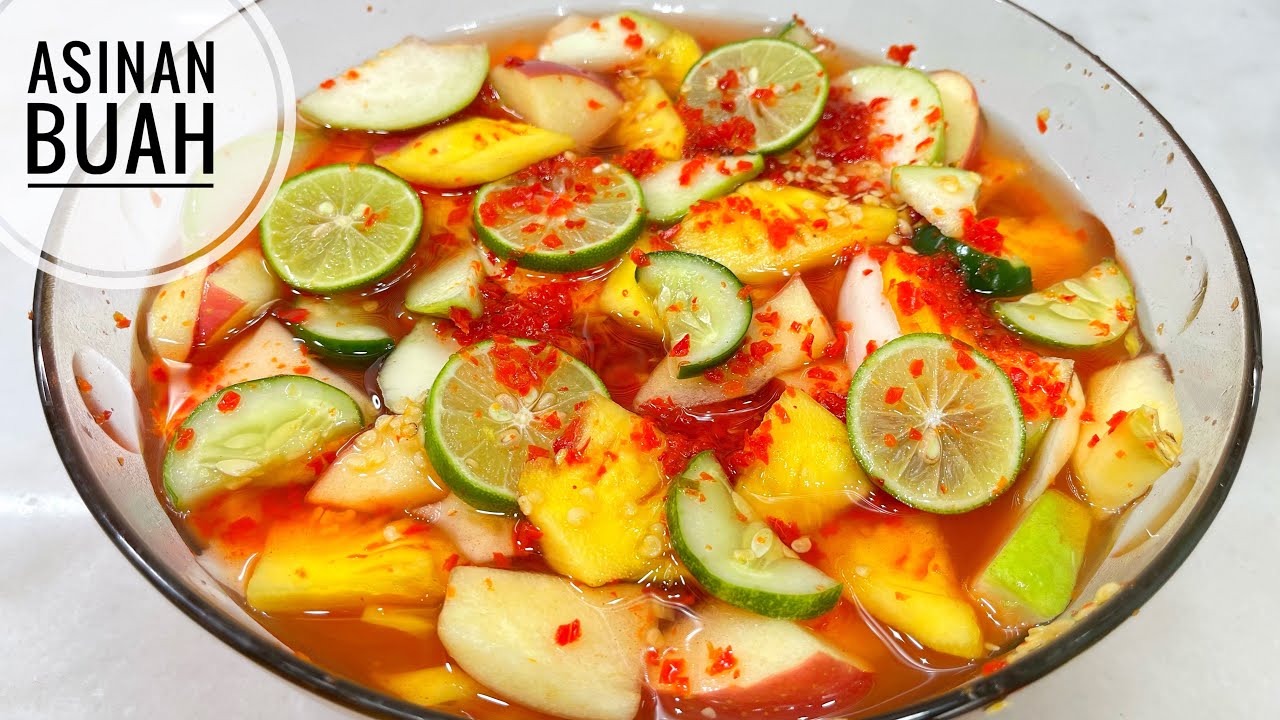 ASINAN BUAH SEGAR DAN MANTAP | ASINAN BUAH BOGOR WAJIB DICOBA - YouTube