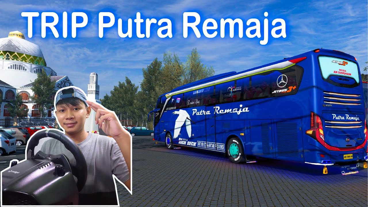 Trip Bus Putra Remaja Jb3+ SHD - ETS2 Bus Indonesia - YouTube