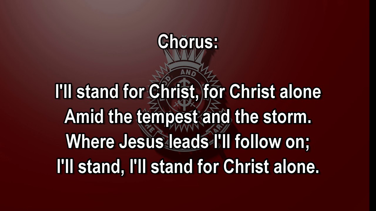 In The Army of Jesus We've Taken Our Stand - YouTube