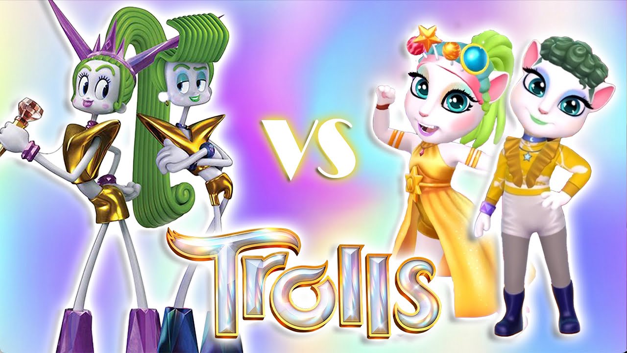 My talking Angela 2 | Trolls 3 | Velvet and Veneer | cosplay - YouTube
