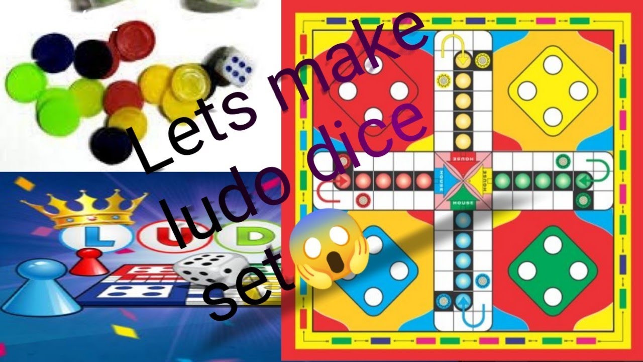 Lets make #Ludo dice 🎲 set 😱At home with Home things (EASY) - YouTube