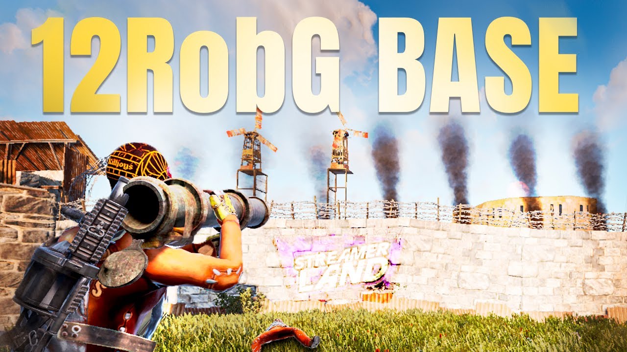 RAIDEAMOS la BASE de 12ROBG - RUST - Gameplay español - YouTube