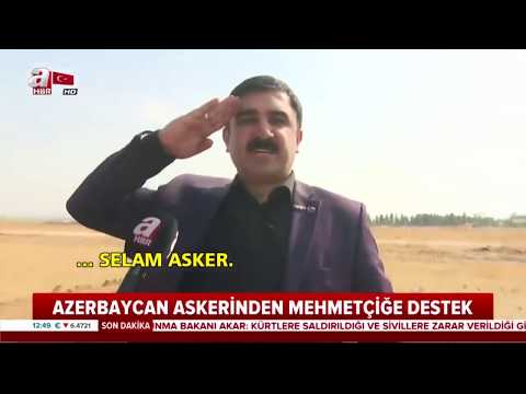 Qəhrəman İbad Hüseynli Suriyya sınırlarında Türk Əsgərlərinə dəstək oldu