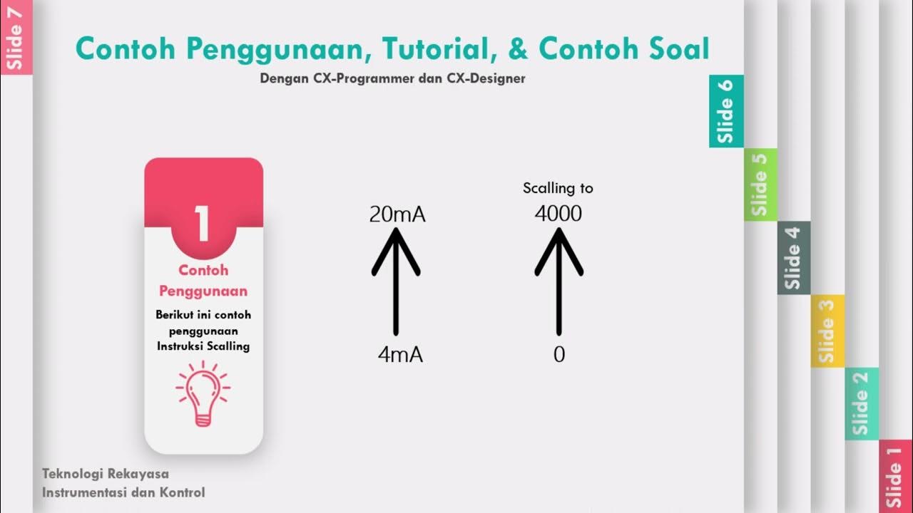 Instruksi Scalling pada CX-Programmer dan CX-Designer - YouTube