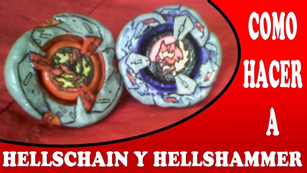 Como hacer a HellsChain y a HellsHammer|BEYBLADE X TUTORIAL - YouTube