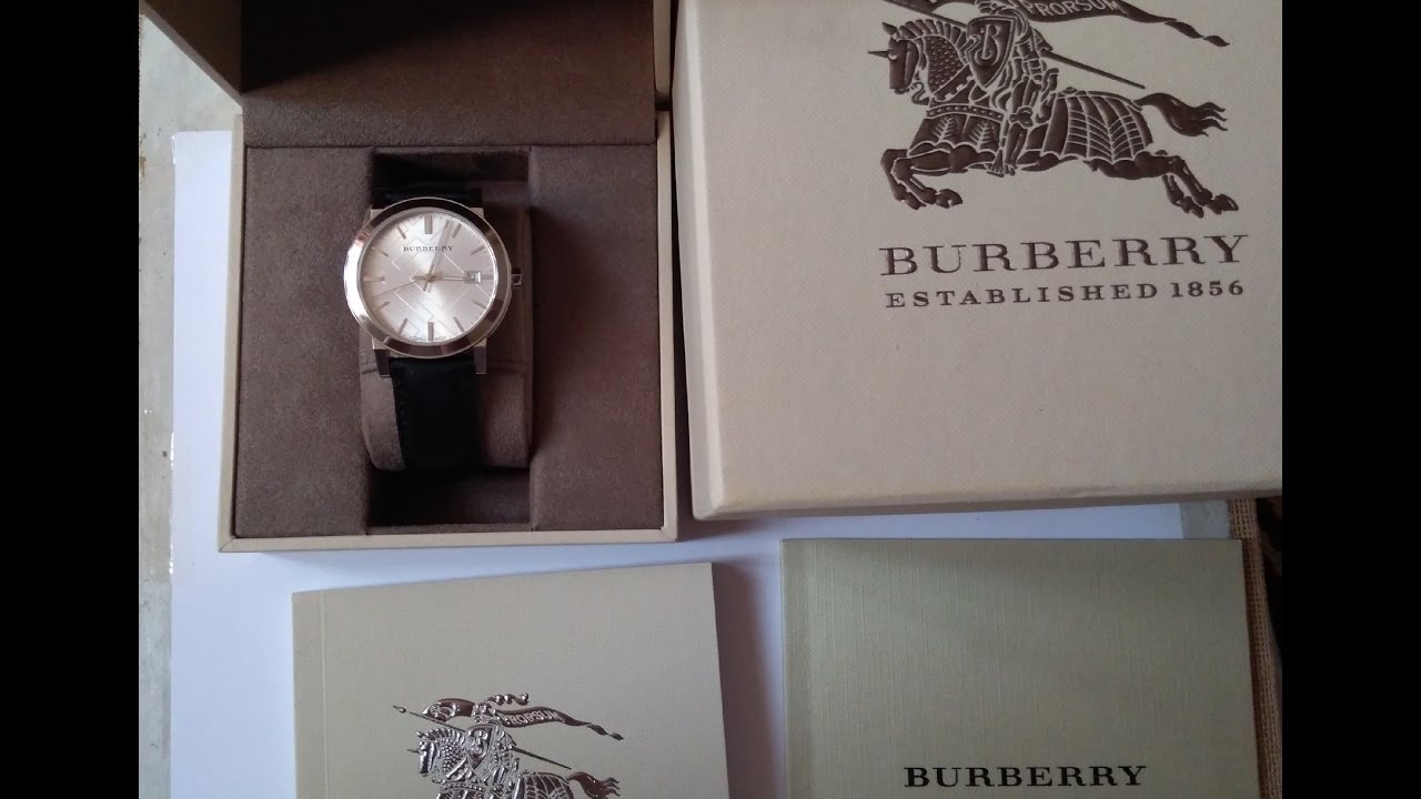 Reloj Burberry BU9008 Unboxing - YouTube
