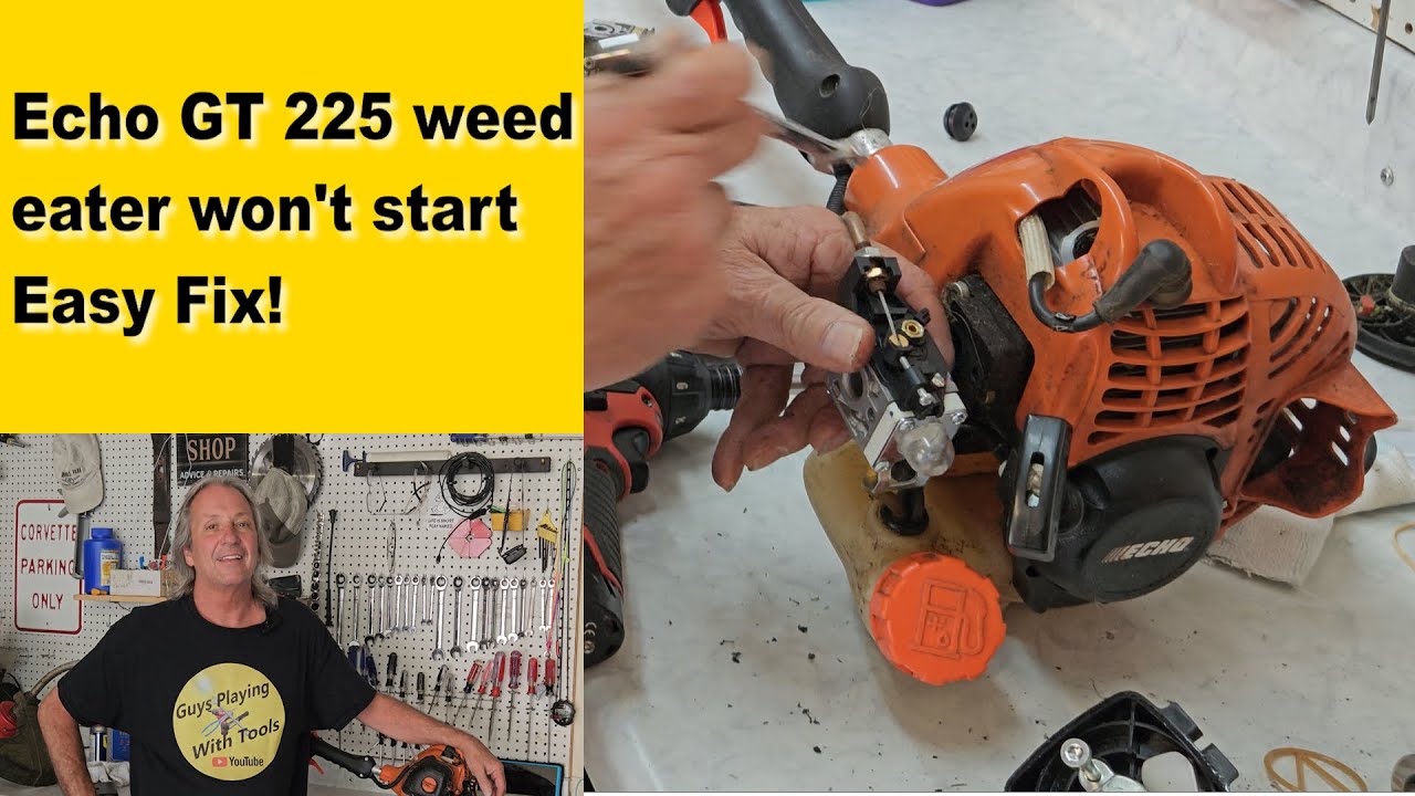 Saving an Echo GT225 weedeater that sat for a YEAR - YouTube