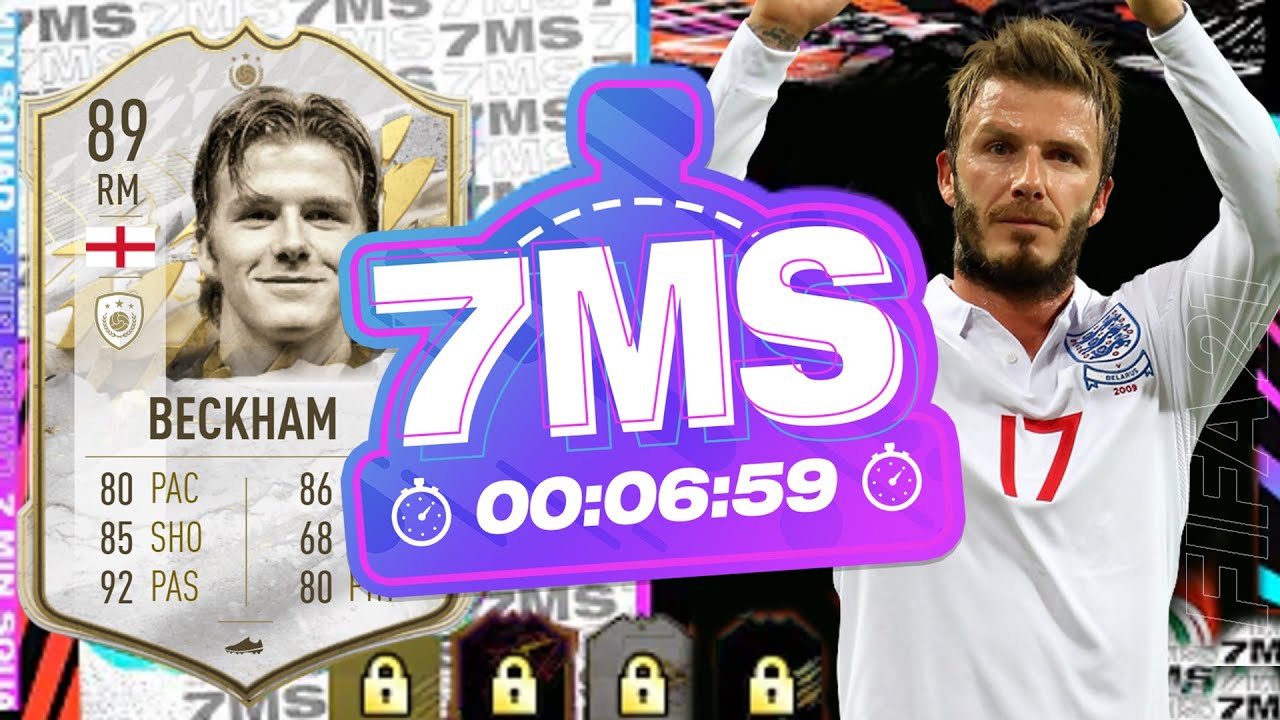 DAVID BECKHAM!!! - 7 MINUTE SQUAD BUILDER @Jack54HD FIFA 22 ULTIMATE ...
