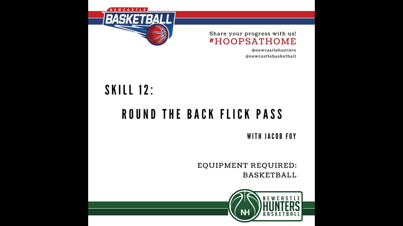 Hoops at Home - Round the Back Flick Pass - YouTube