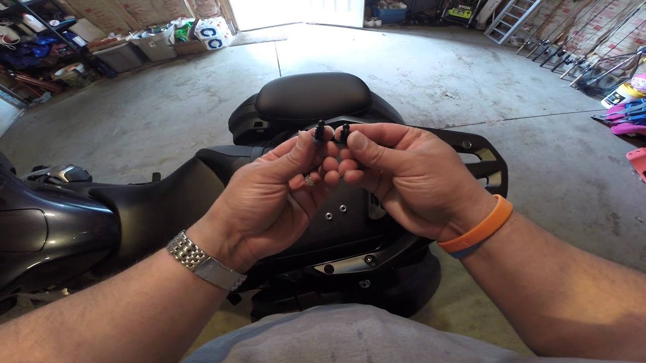 How To: Installation of Backrest for Honda CTX1300 - YouTube