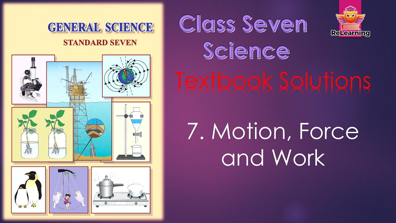Class 7 Science Chapter 7: "Motion, Force and Work" |Textbook Solutions ...