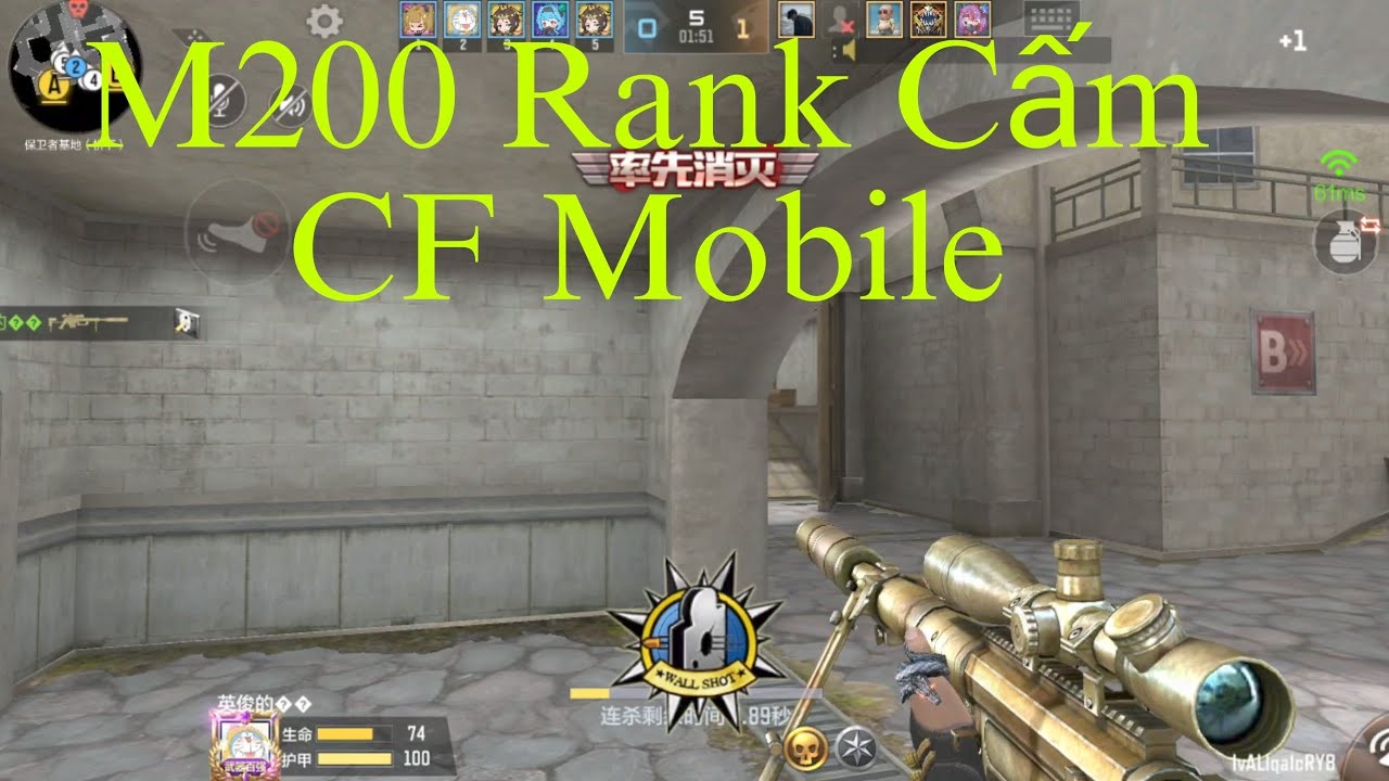Game CF _ M200 Rank cấm Vào Trận thấy hoảng Tưởng toang - YouTube