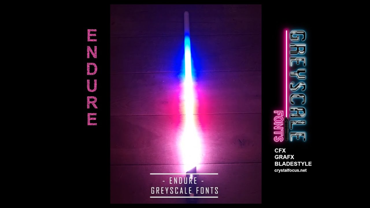Crystal focus 10 CFX lightsaber GraFx bladestyle for soundfont Endure ...