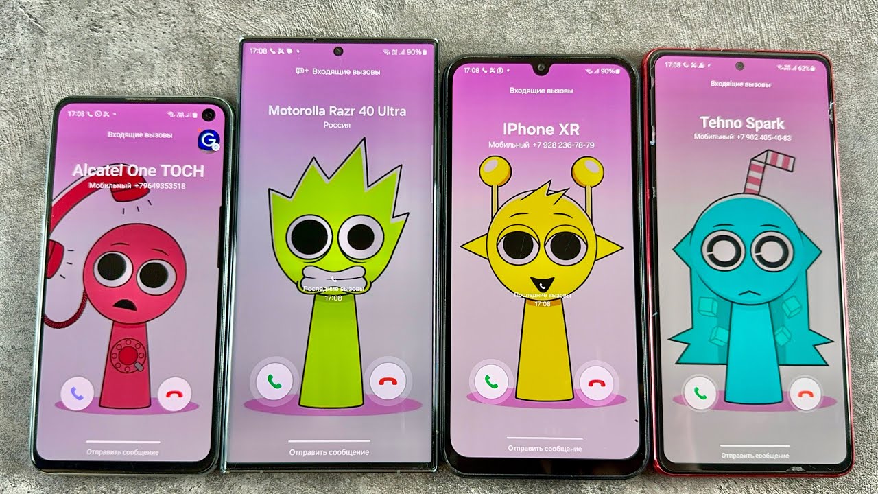 Animated Series Intro Sprunki | Incoming Call Sprunki Galaxy Note 10 ...