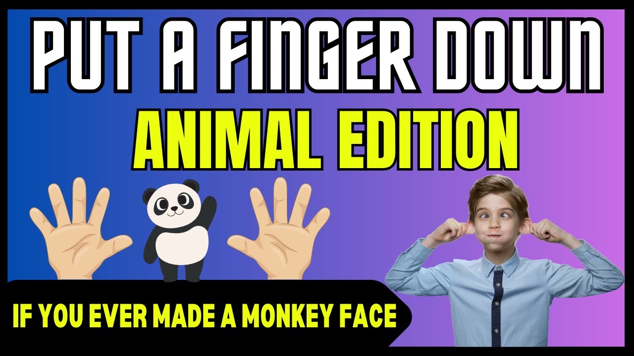 Put your finger down | Animal Edition | Tiktok #tiktokchallenges # ...