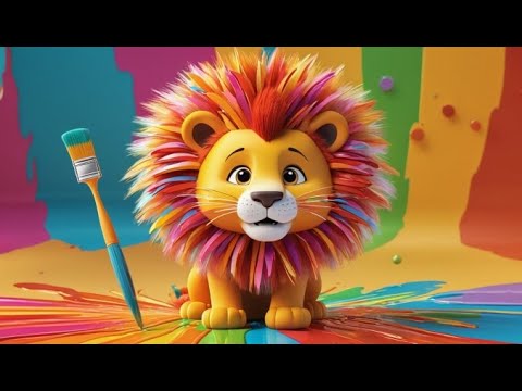 El León Que Pintaba Rayas | Mejores Rimas Infantiles y Canciones para ...