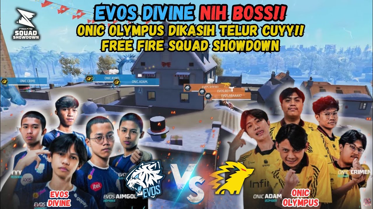 FULL MATCH !! EVOS DIVINE VS ONIC OLYMPUS SKOR AKHIR 2-0 FREE FIRE ...